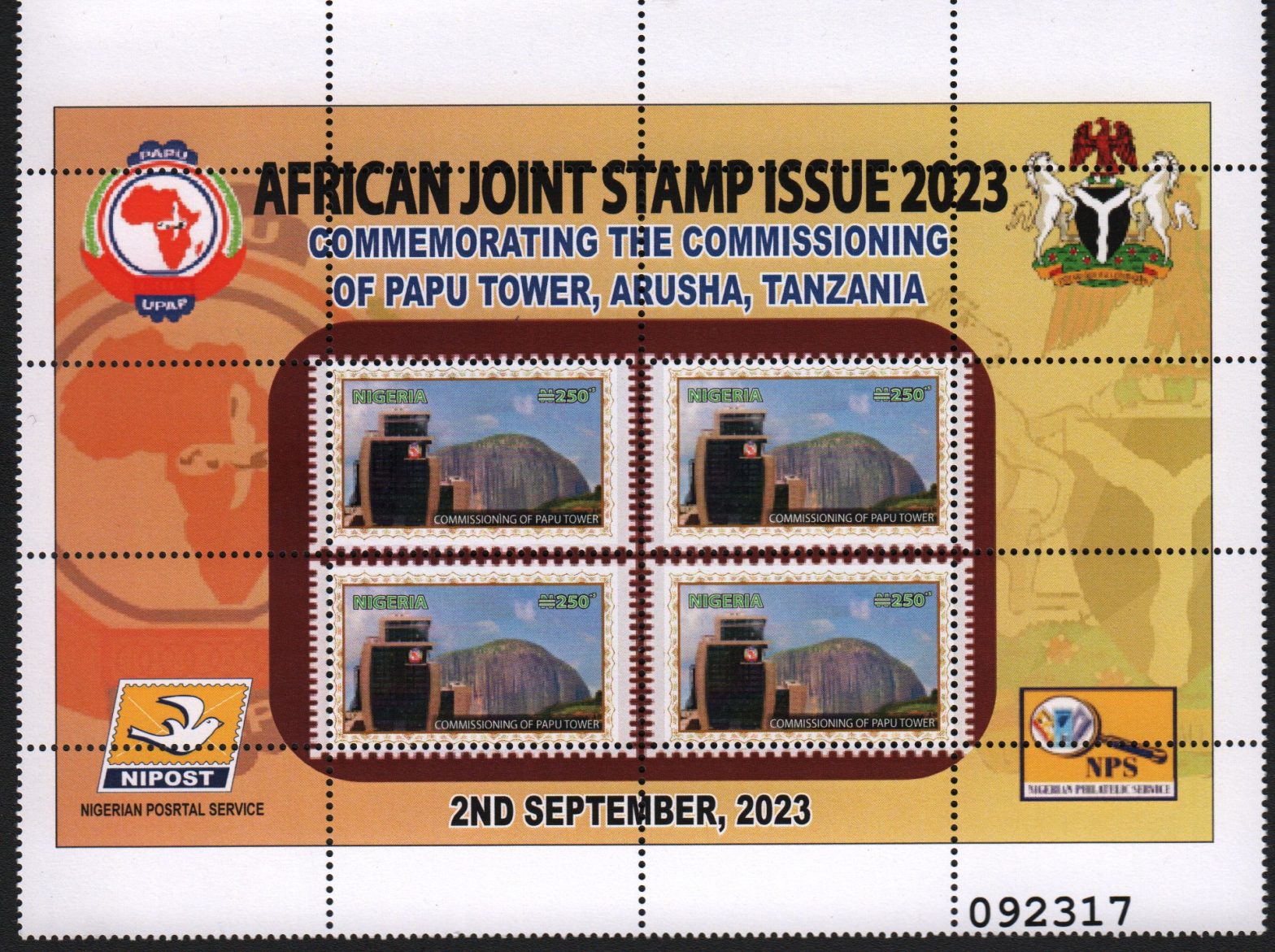 The commissioning of the PAPU Tower, Arusha, Tanzania September 2023 ...